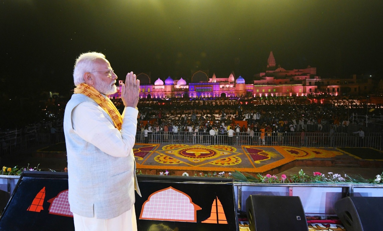 VIJAY UPADHYAY - PM Modi attends Deepotsav celebrations in Ayodhya