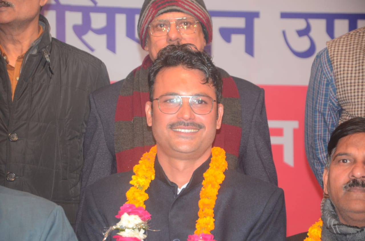 VIJAY UPADHYAY - Desh Deepak Tiwari was elected unopposed as District ...
