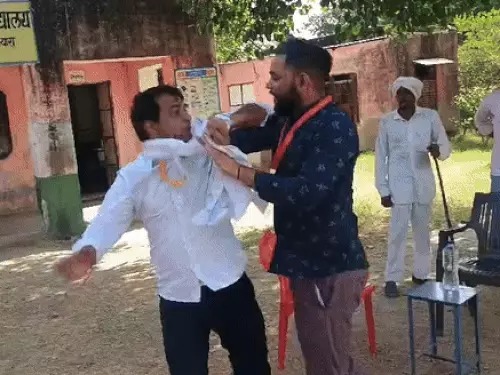 VIJAY UPADHYAY -Independent candidate Naresh Meena for Deoli-Uniara ...